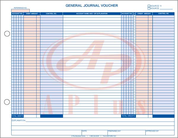 General Journal Vouchers